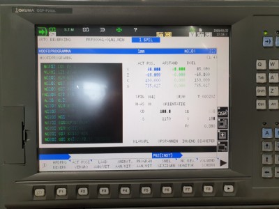 Besturing : Okuma OSP 200L - GMS Industrial Displays